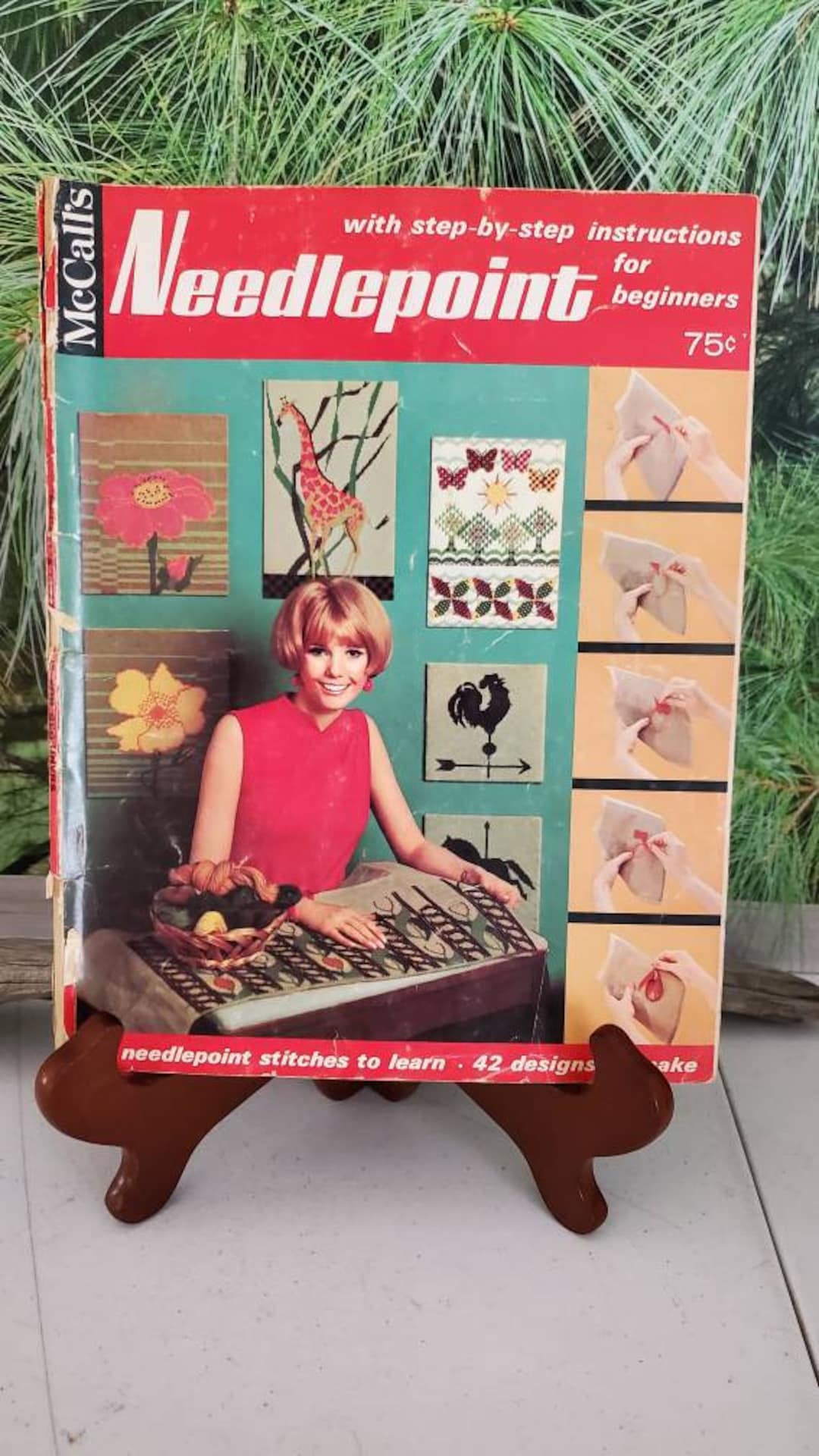 1967 Mccall's Needlepoint Magazine 31 Needlepoint Stitches to Learn, 42 ...