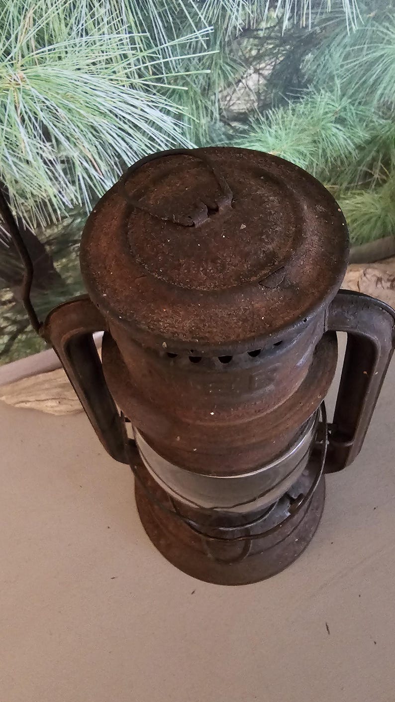 Vintage Feuerhand Kerosene Lantern: Nr. 260, Made in Germany, Clear ...