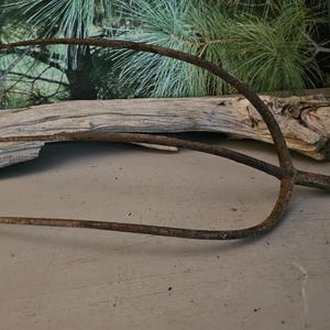 Old Rusty 3 Tine Pitchfork Head Cast Iron Vintage Farm Tool Farmhouse ...