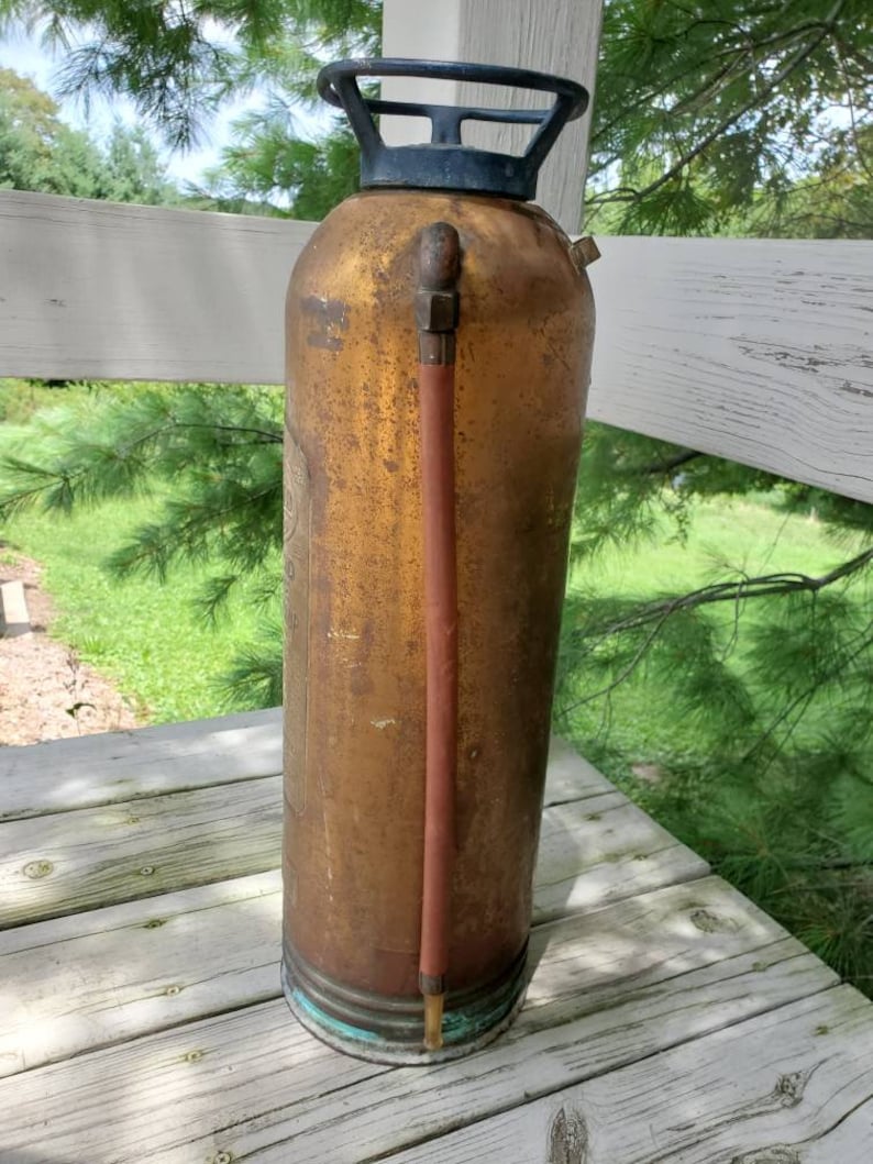 General Quick Aid Soda Acid Brass Fire Extinguisher the - Etsy UK