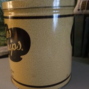 Charles Chips Potato Chip Can Advertising Tin: Vintage Kitchen Decor ...