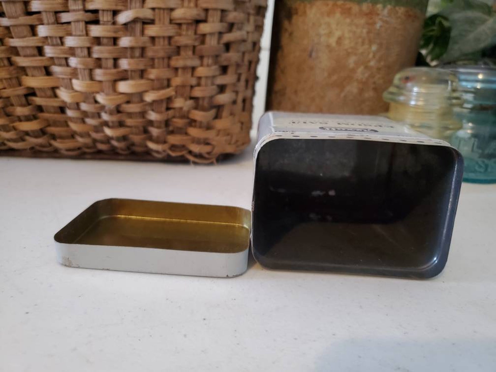 Rexall EPSOM SALT Tin 1 Pound Light Blue & Dark Blue Epsom | Etsy