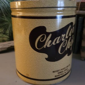 Charles Chips Potato Chip Can Advertising Tin: Vintage Kitchen Decor ...