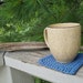 Set of 4 Steel Blue Cotton/nylon Crochet Coasters / Handmade Home ...