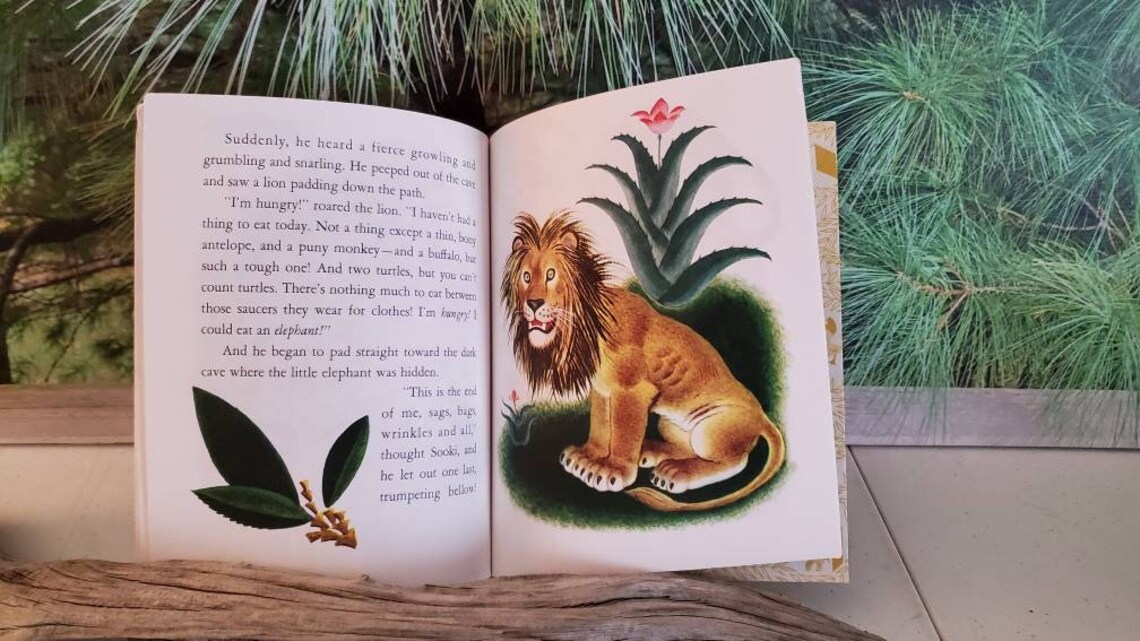 1974 the Saggy Baggy Elephant A Little Golden Book Classic Vintage ...