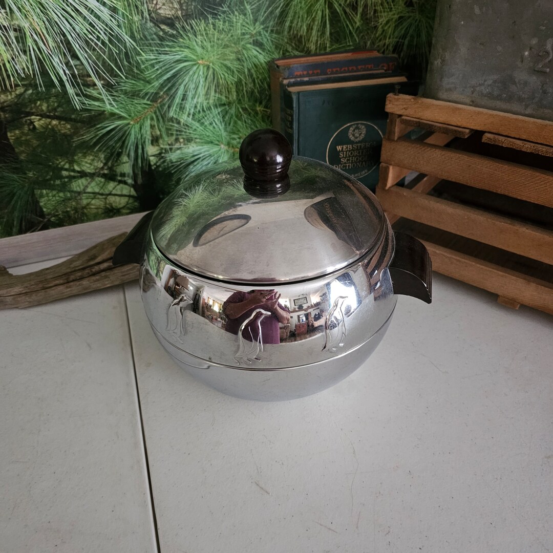 Stainless Steel Penguin Hot Cold Server West Bend Penguin Cooler With ...