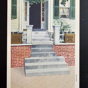 Unused Postcard Abraham Lincoln's Home Springfield, Illinois ...