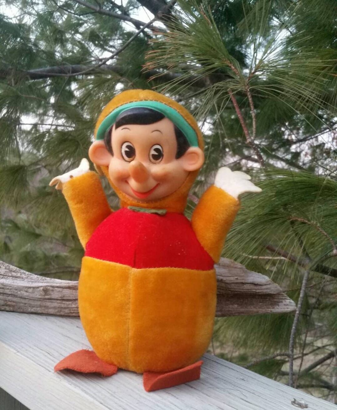 1950s GUNDERFUL CREATION Plush Pinocchio: Japan Collectible Stuffed Toy ...