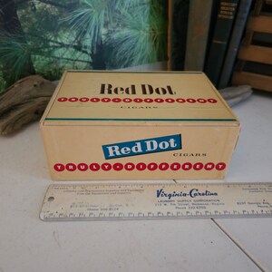 Vintage Red Dot Cigar Box Perfecto Manufactured by Federal Cigar ...