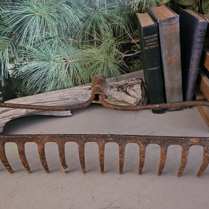 Vintage Rake - Etsy