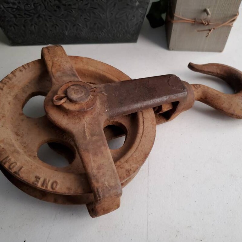 Rustic Pulley - Etsy