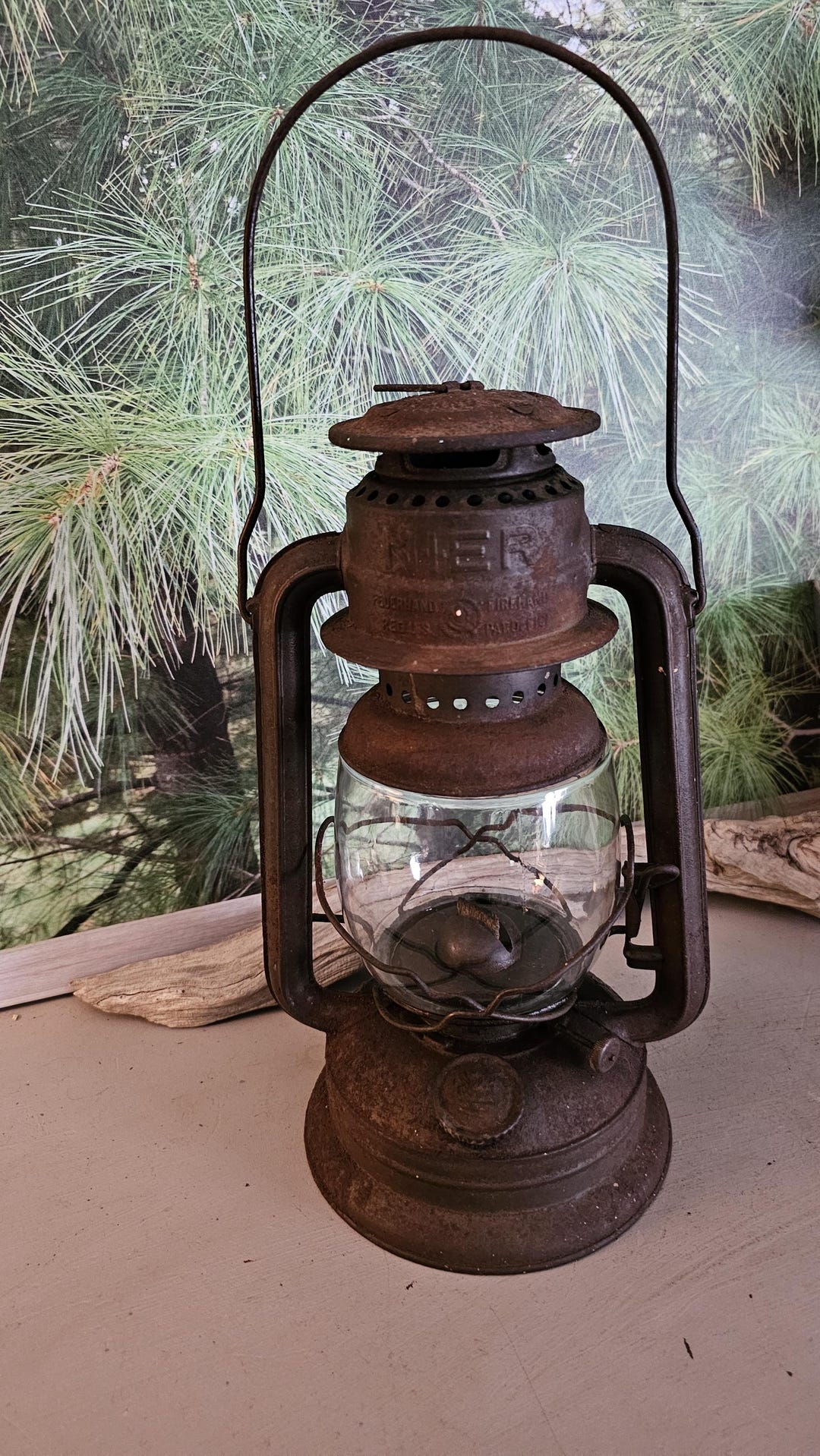 Vintage Feuerhand Kerosene Lantern: Nr. 260, Made in Germany, Clear ...