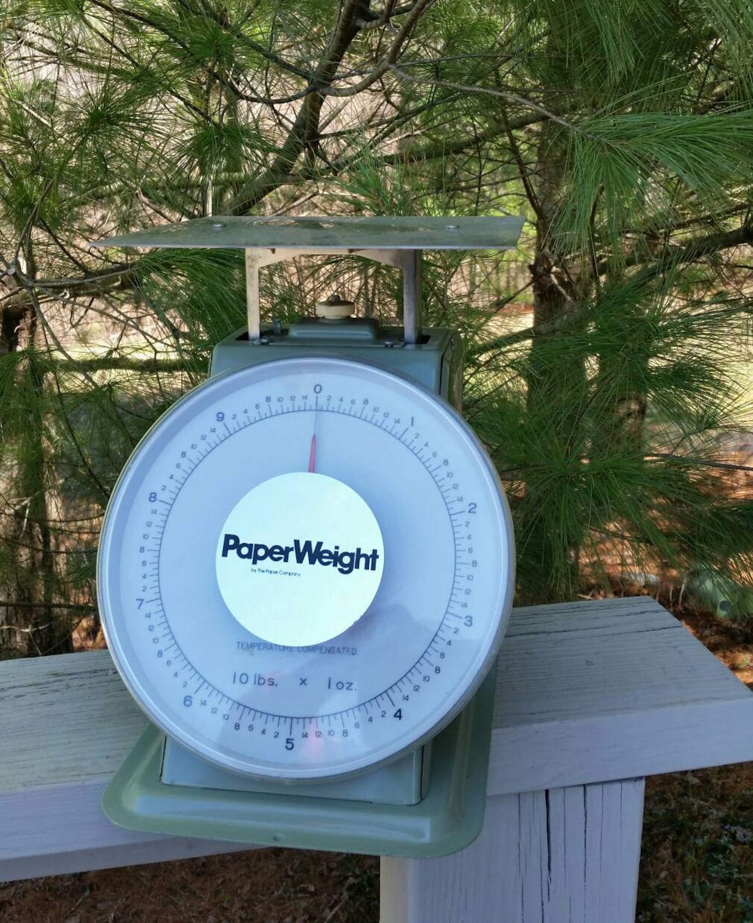 Paperweight Scale by the Paper Company 25 Lb Scale Vintage Industrial ...