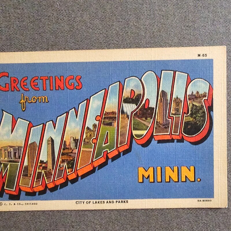 Minneapolis Postcard - Etsy