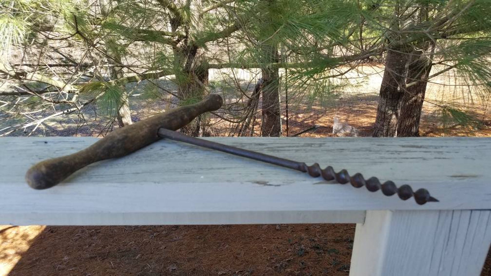 3/4 Inch Antique Hand Auger / Rustic Tools / Antique Hand Tool - Etsy