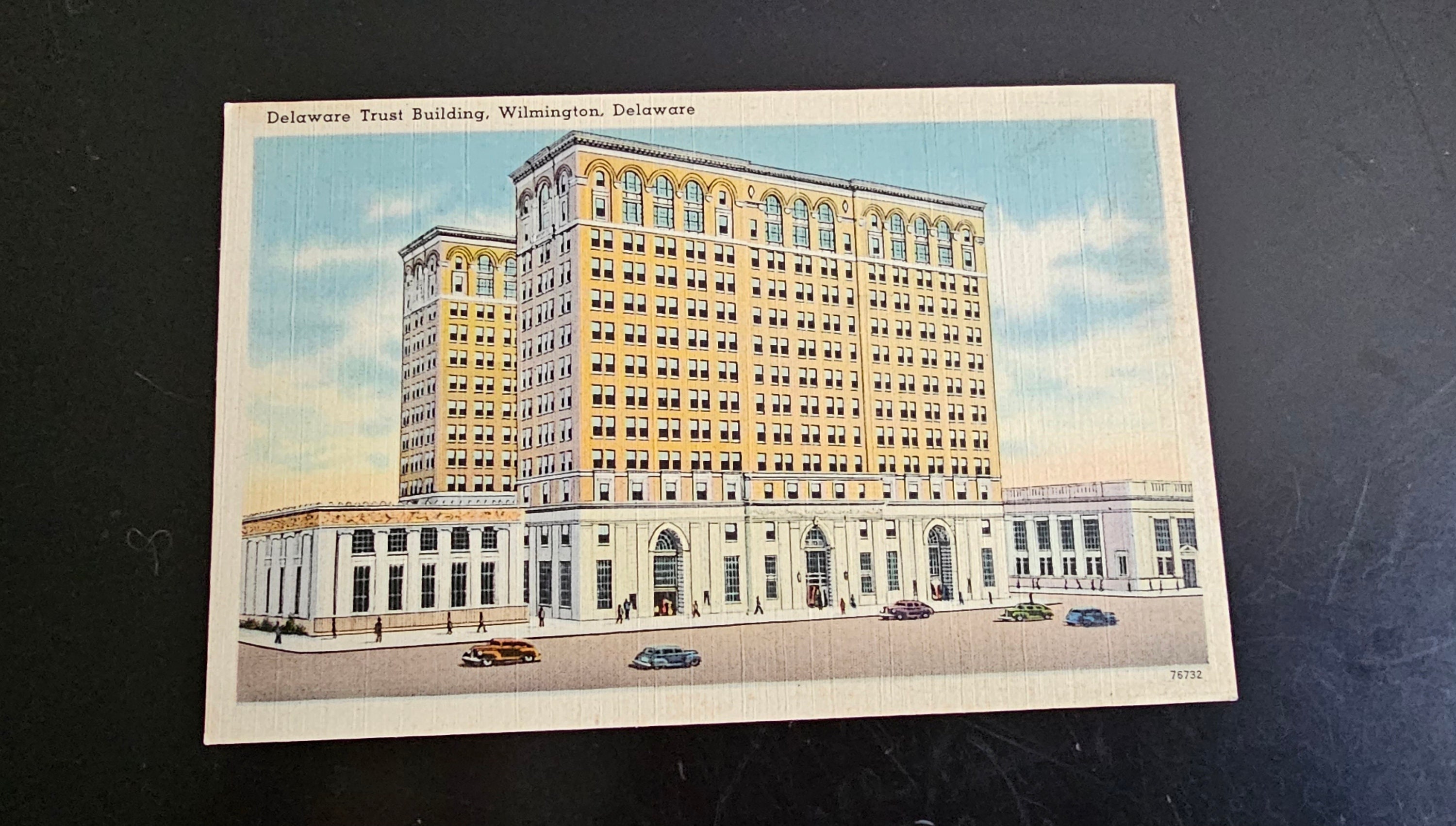 1951 Unused Delaware Trust Building Linen Postcard Collectible Ephemera ...