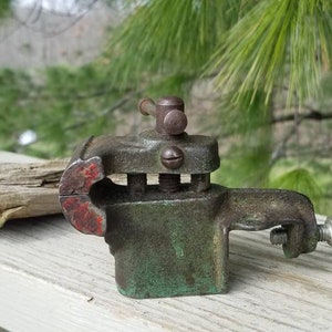 Small Vise Clamp Red & Green Jewelry Vise Clamp JAPAN - Etsy