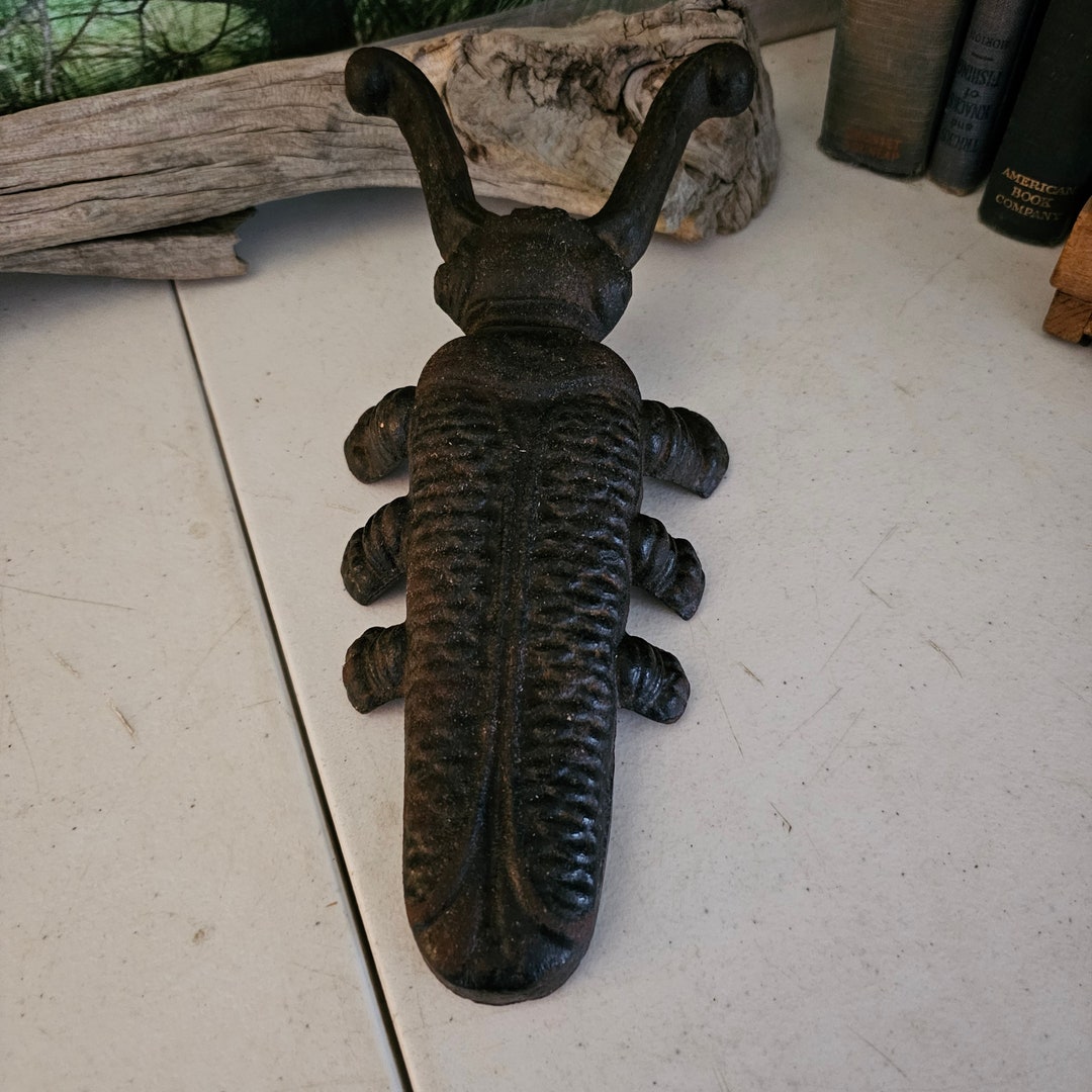 Cast Iron Beetle Boot Jack Country Farmhouse Home Decor Gift for Him ...