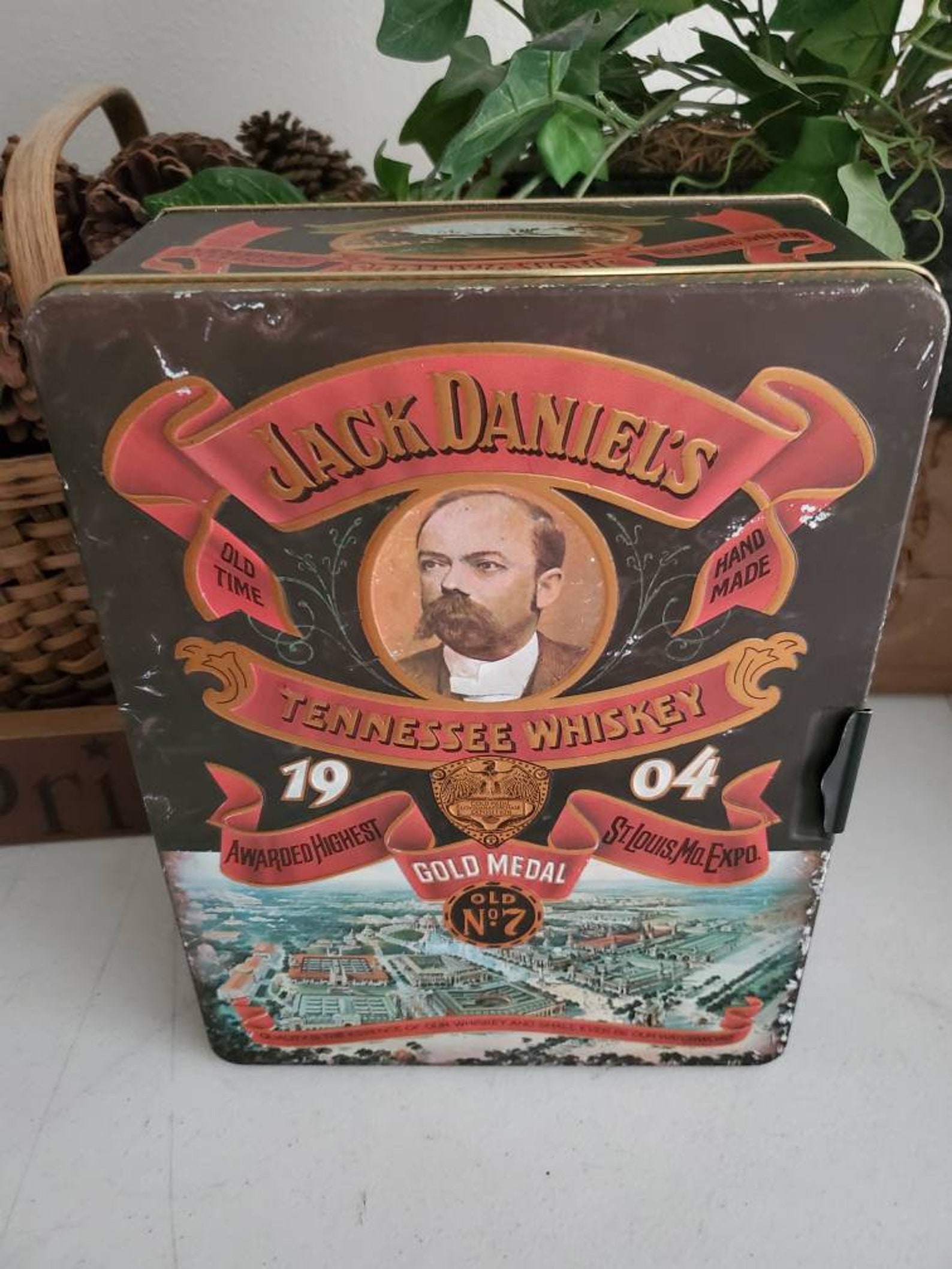 Jack Daniels Collectible 1904 Gold Medal Tin Box Vintage | Etsy