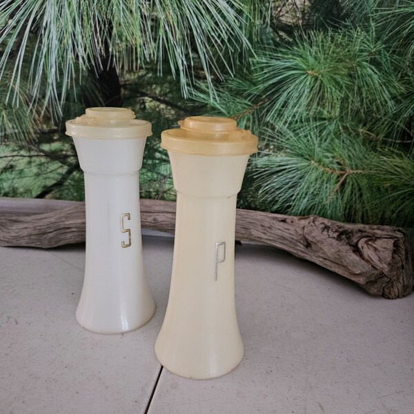Tupperware Salt and Pepper Shakers - Etsy