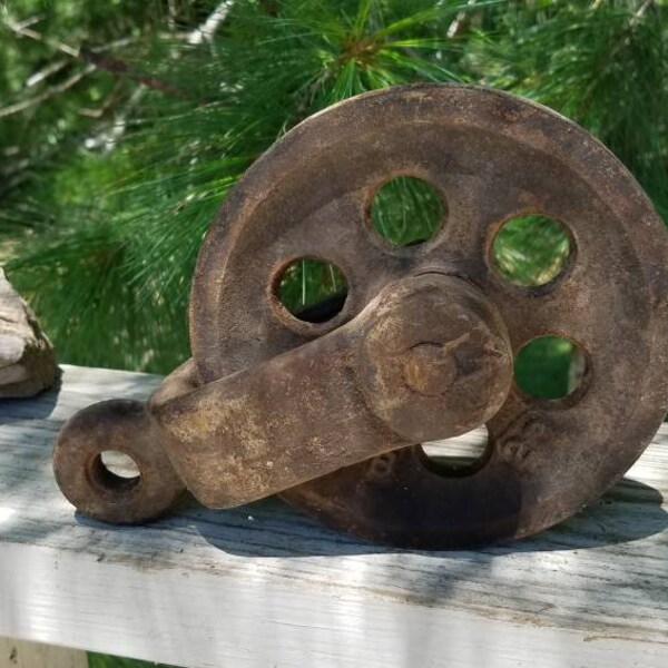 Rustic Pulley - Etsy
