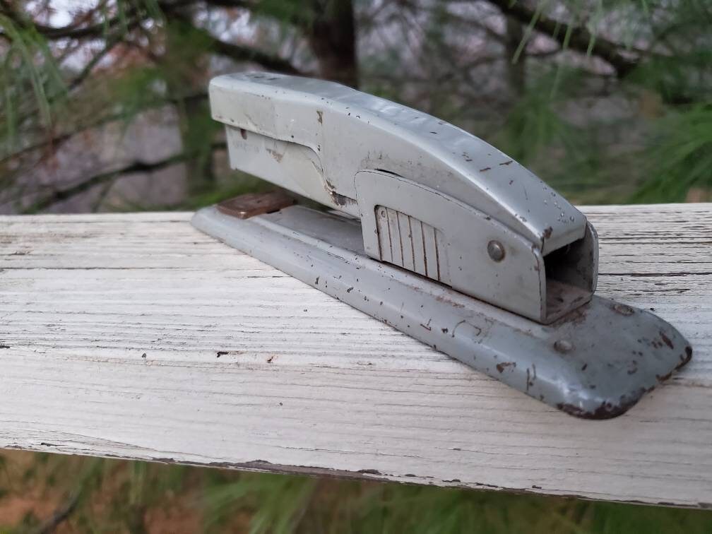 Vintage 1960s Swingline Metal Stapler: Mid-century Industrial Office ...