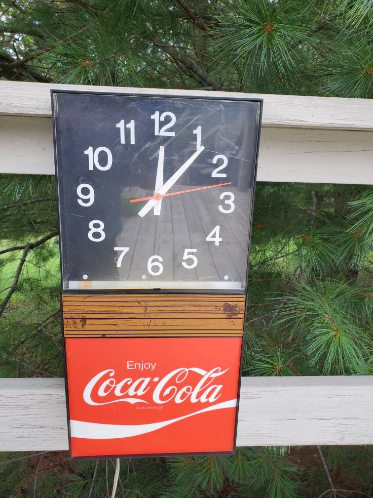 1970 Coca Cola Clock