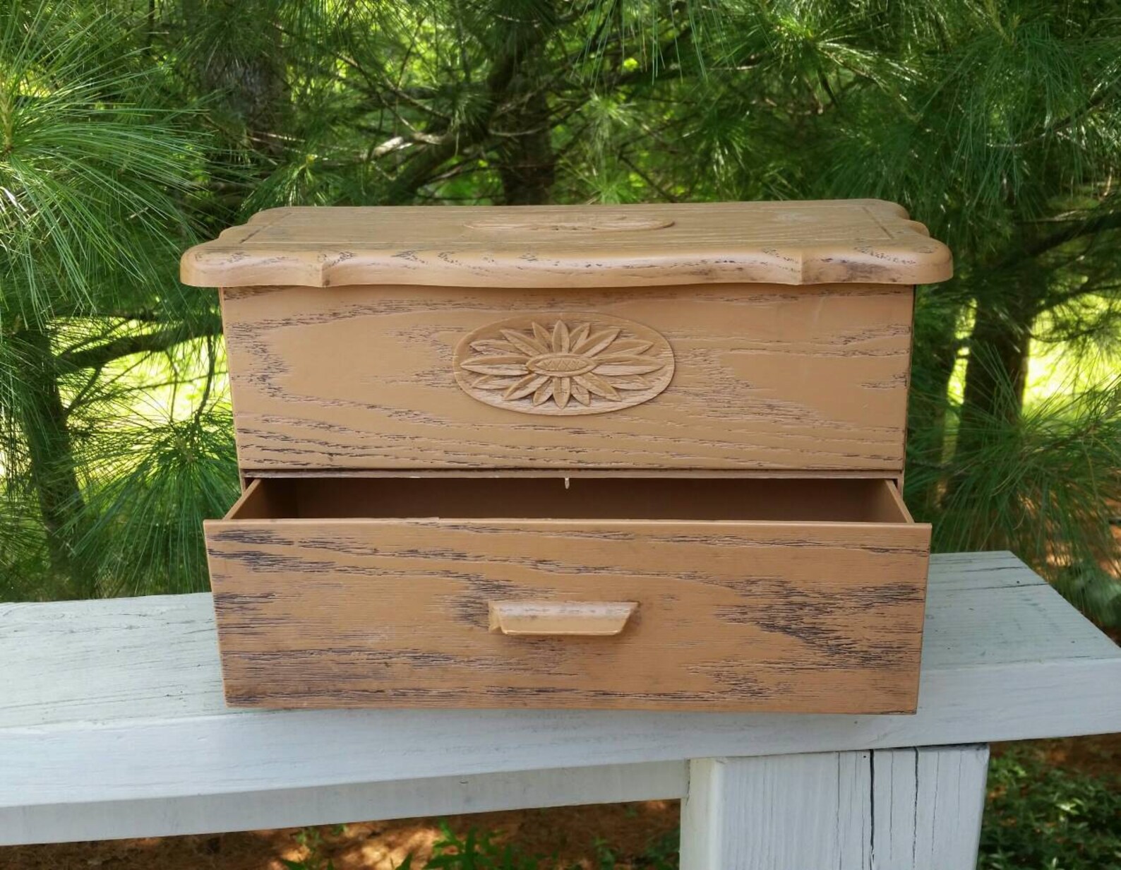 Lerner Faux Wood Storage Organizer Sewing Box - Etsy