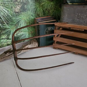 Rusty 5 Tine Pitchfork Head Cast Iron Distressed Farmhouse Tool #3602 ...