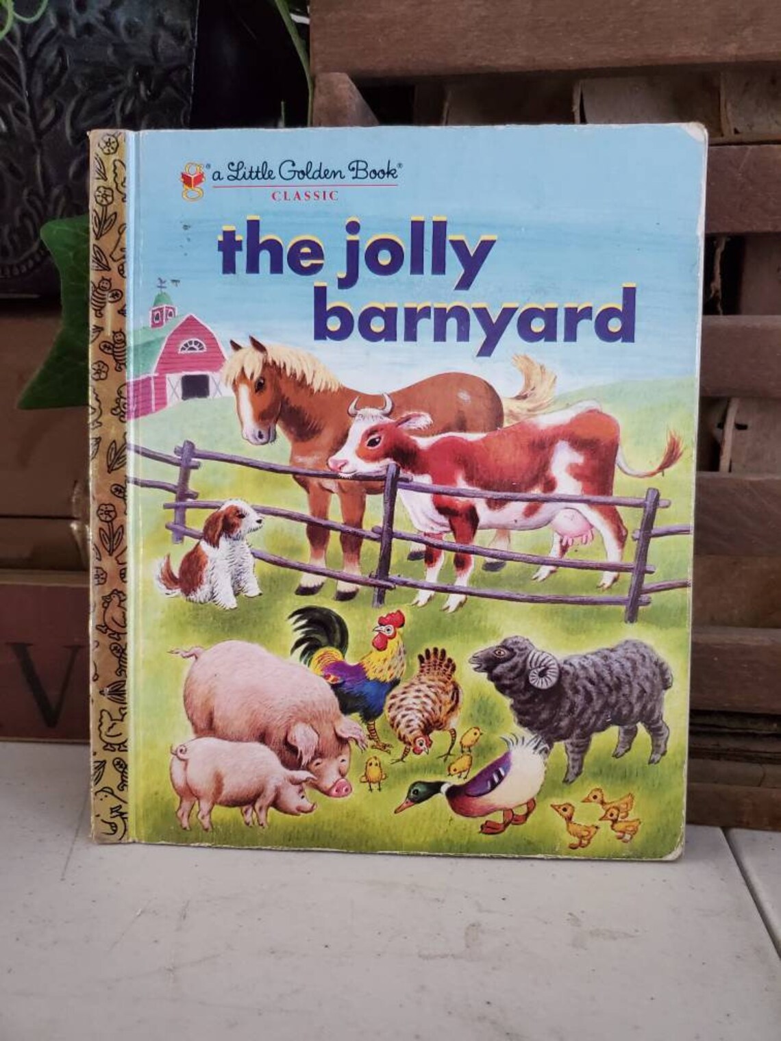 1978 the Jolly Barnyard A Little Golden Book / Children's - Etsy