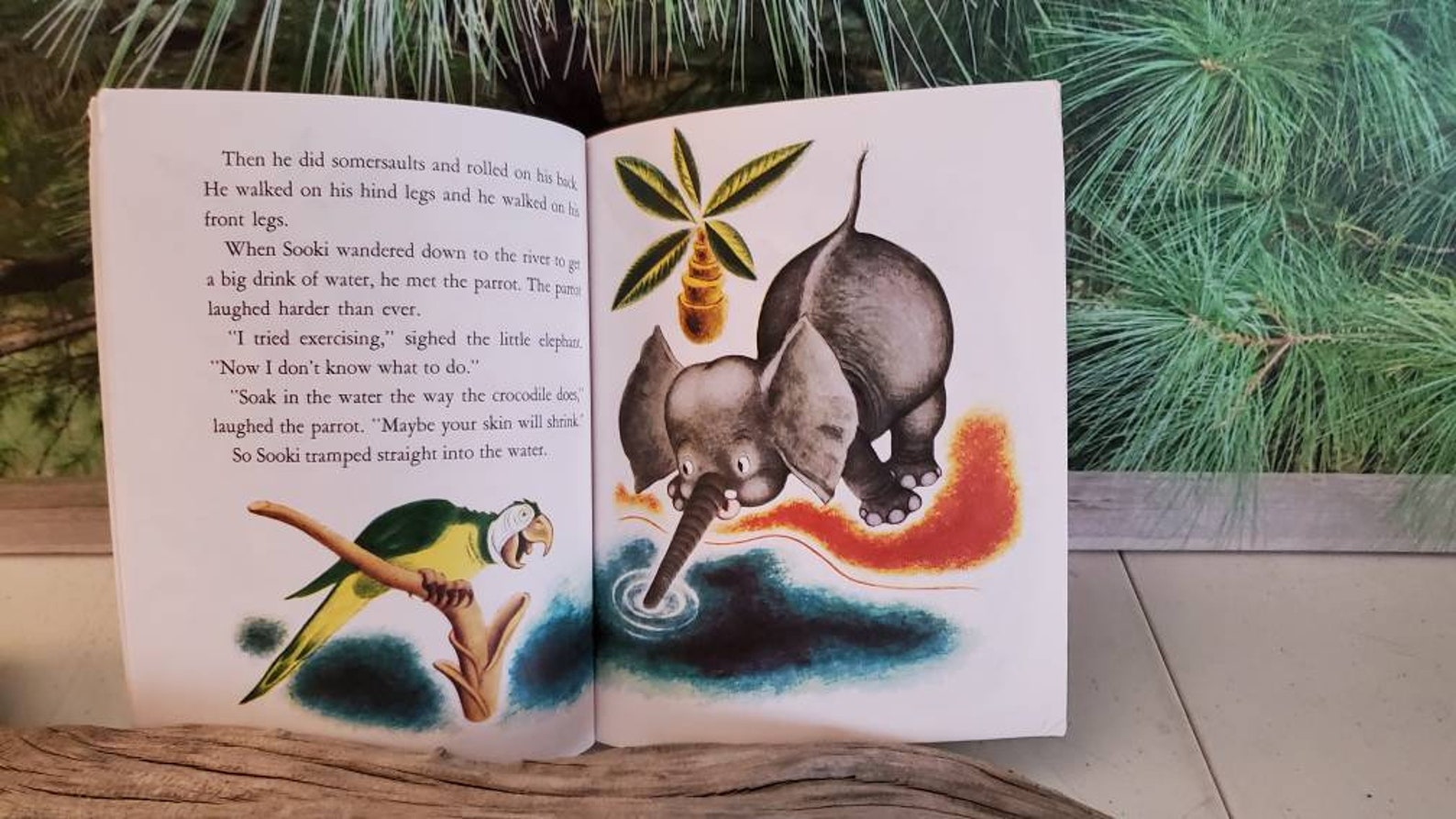 1974 the Saggy Baggy Elephant A Little Golden Book Classic Vintage ...