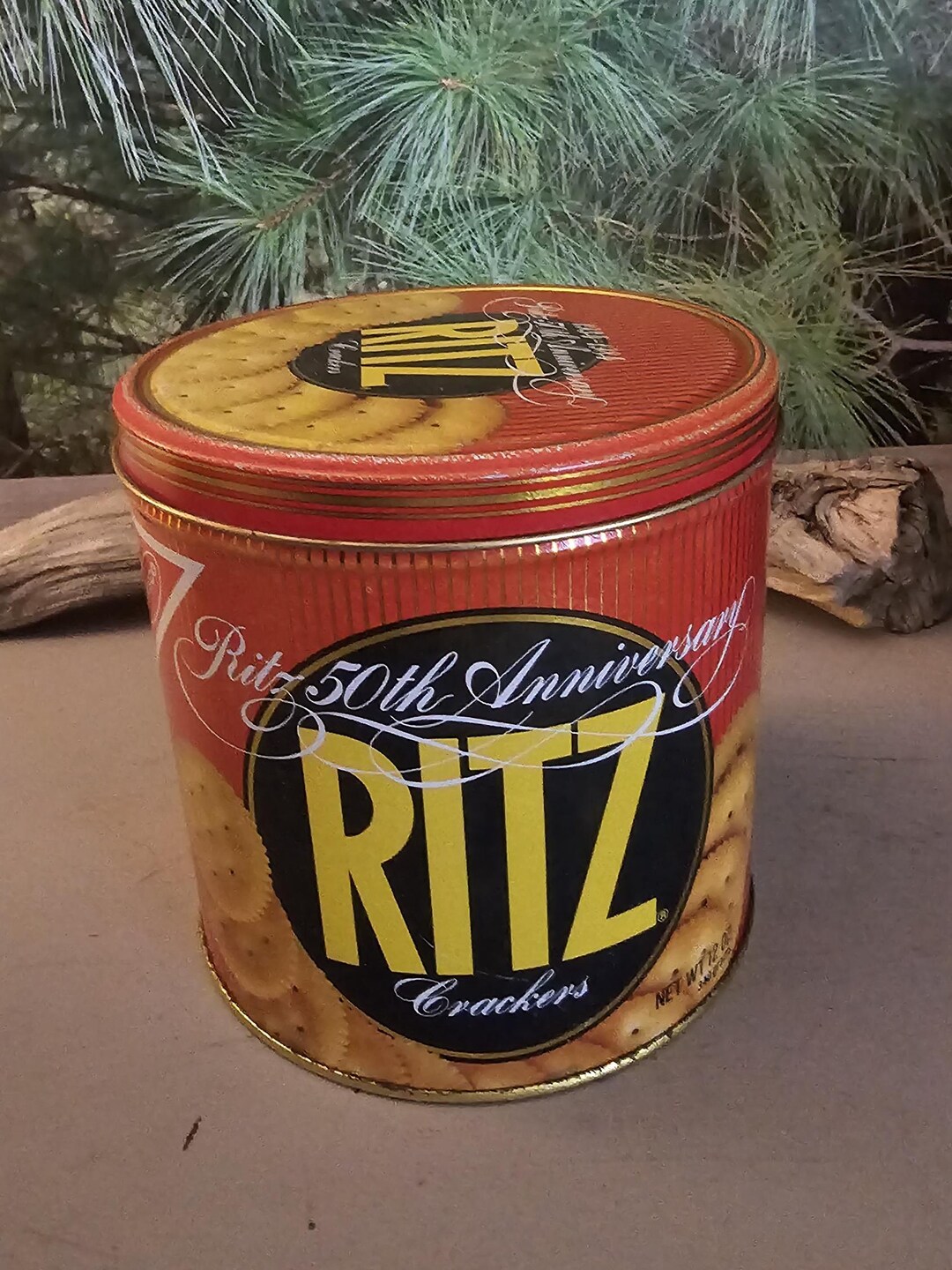 Vintage Ritz Cracker Tin: 50th Anniversary Kitchen Storage #4291 - Etsy
