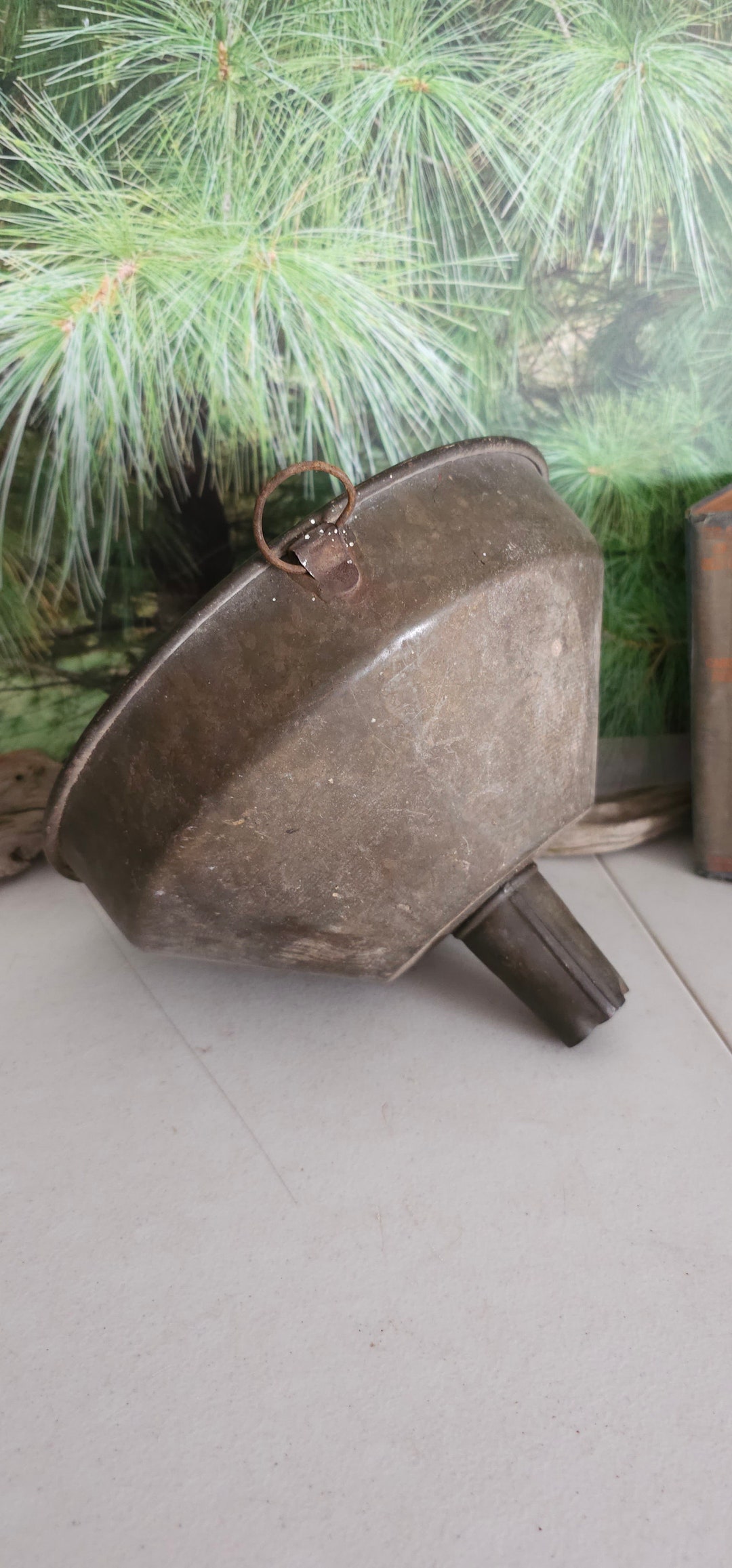 Old Distressed Galvanized Farm Funnel Farmhouse Decor Farm Tool 3377 - Etsy