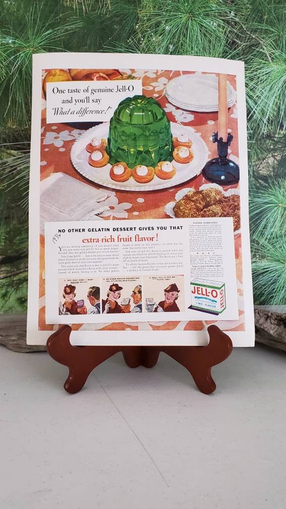 1936 Antique Jello Original Magazine Ad / Ephemera Ad for | Etsy