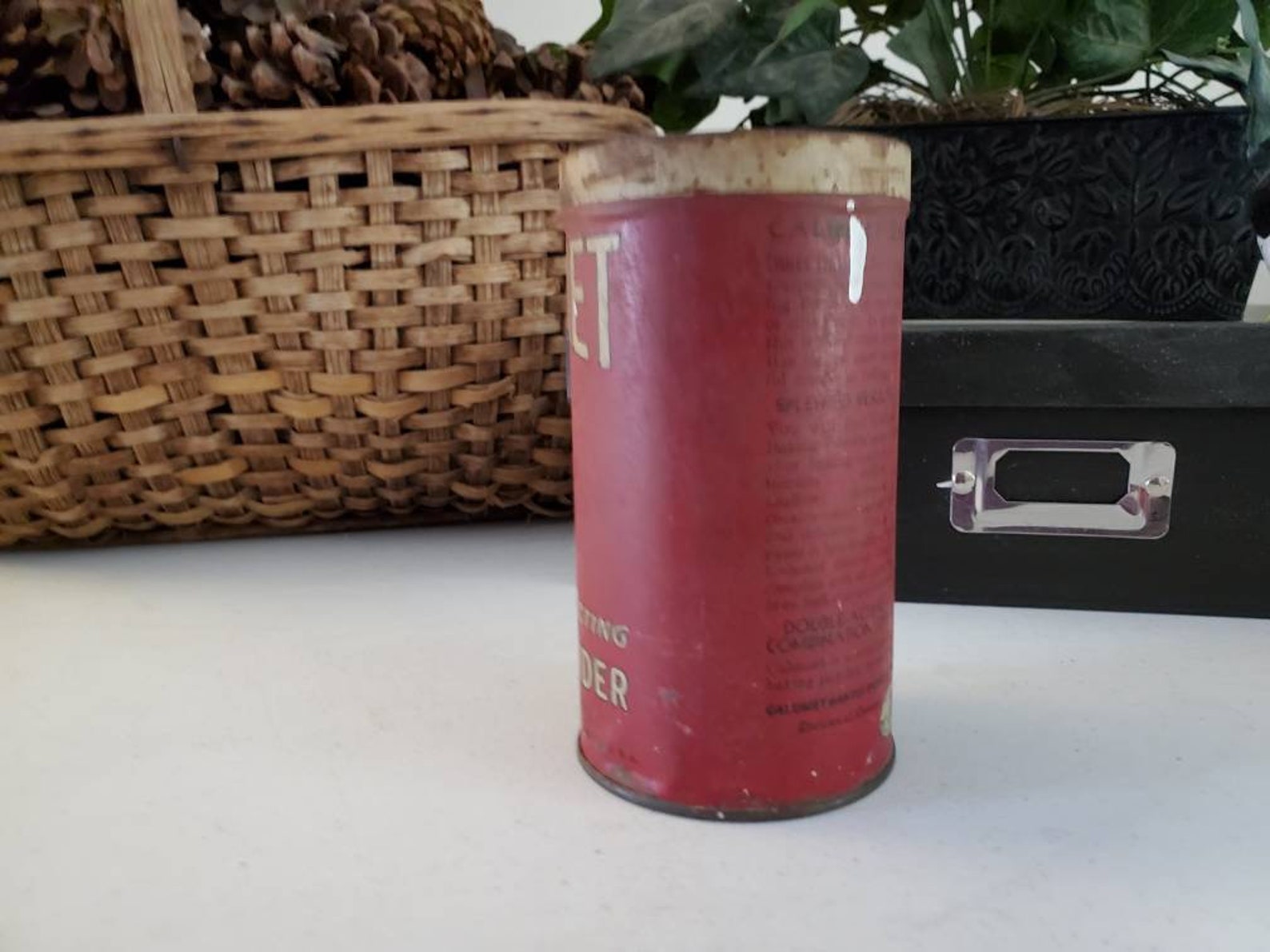 1930's Calumet Double Acting Baking Powder Can Lithograph | Etsy