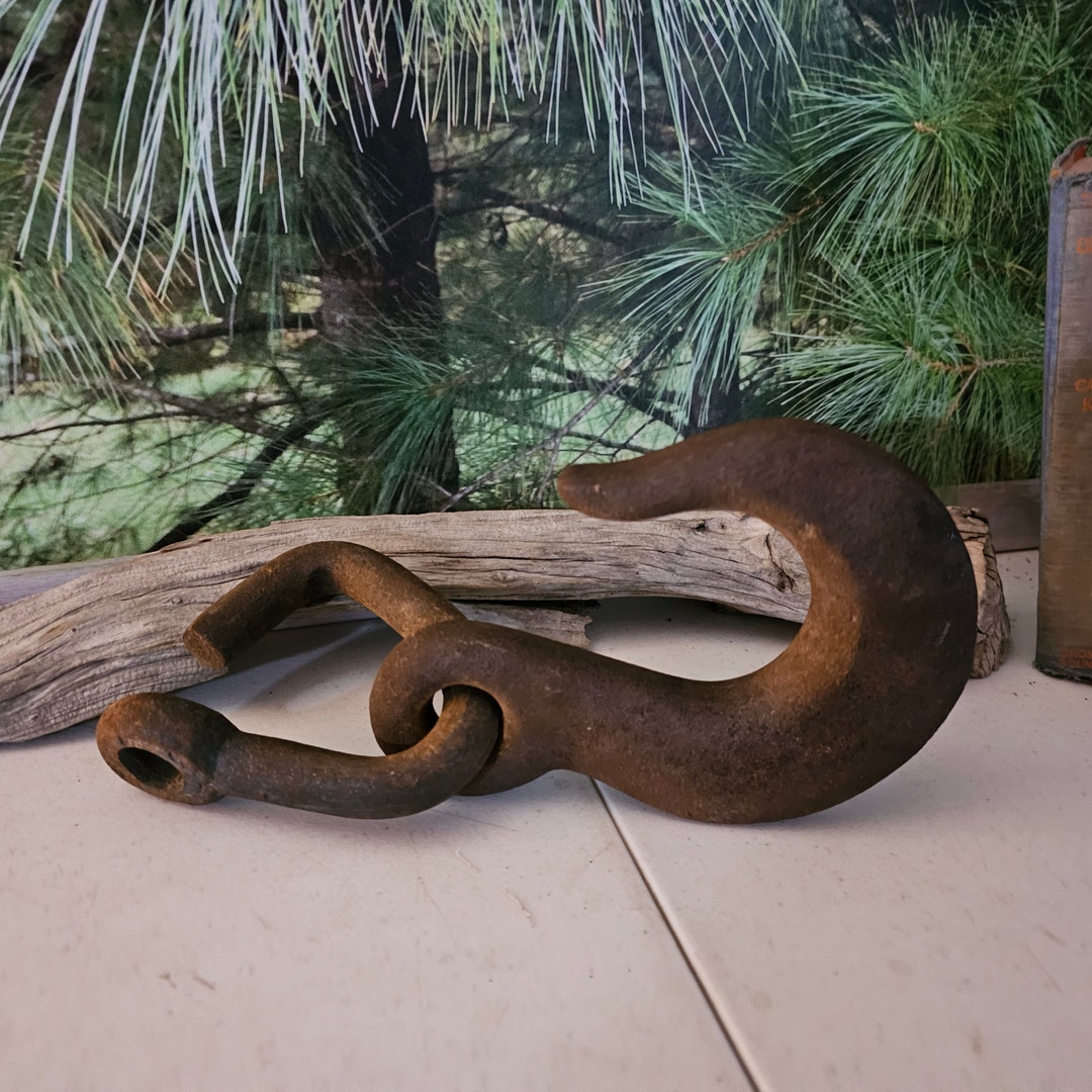 Vintage Heavy Metal Duluth Diamond Steel Iron Industrial Chain Hook ...