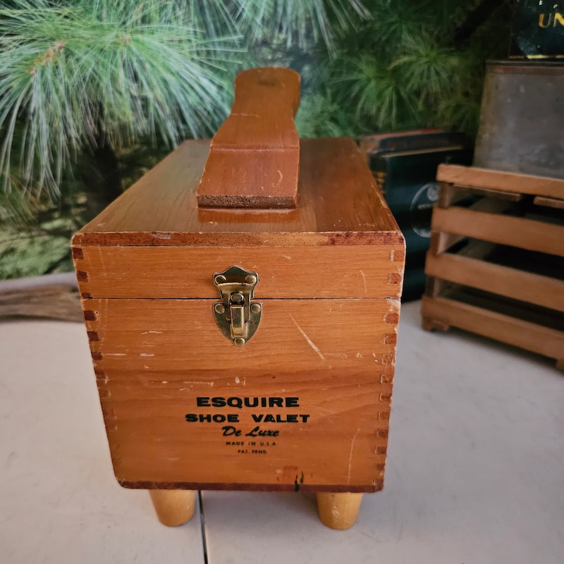 Shoe Shine Box - Etsy