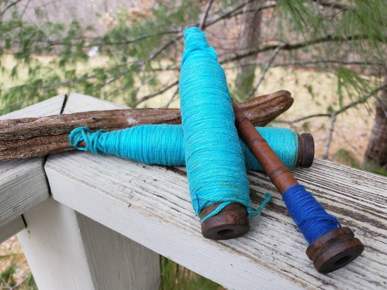 Set of 3 Antique Primitive Wood Thread Textile Spools / Rustic - Etsy
