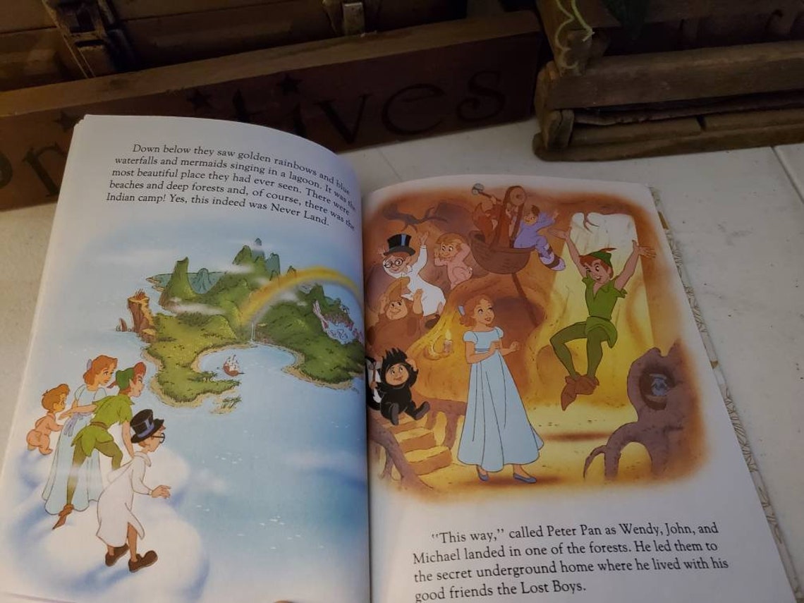 1998 Peter Pan A Little Golden Book Classic / Vintage - Etsy