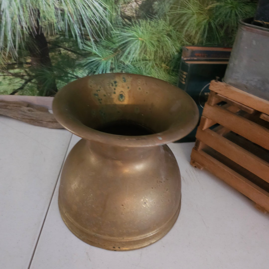 Antique Arcade Mfg. Co. Brass Railroad Spittoon Freeport, Ill., No. 401 ...