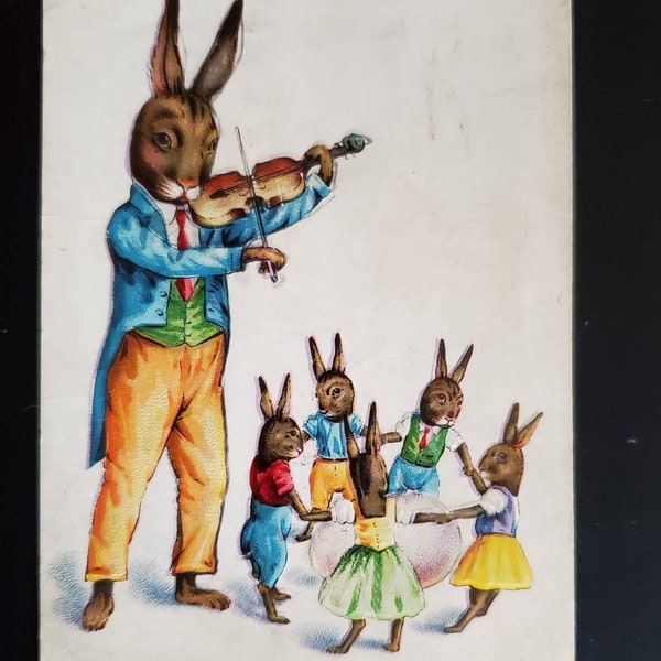 Rabbit Postcard - Etsy