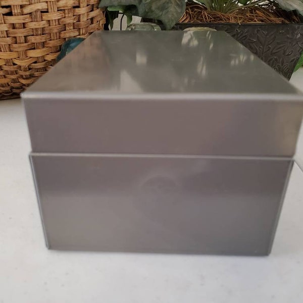 Metal File Box - Etsy