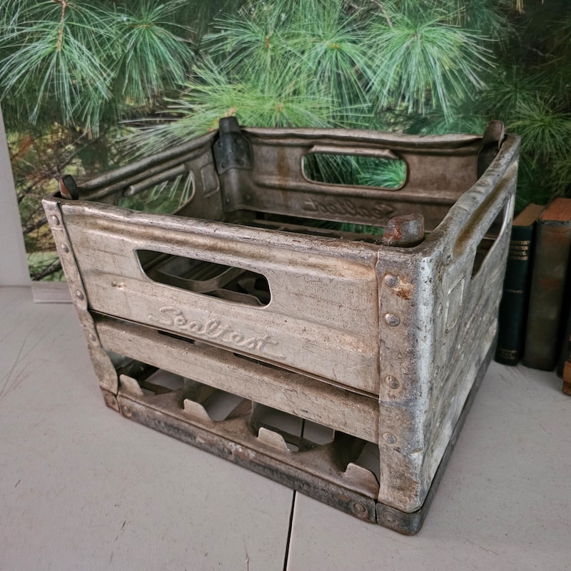 Vintage Milk Crate - Etsy