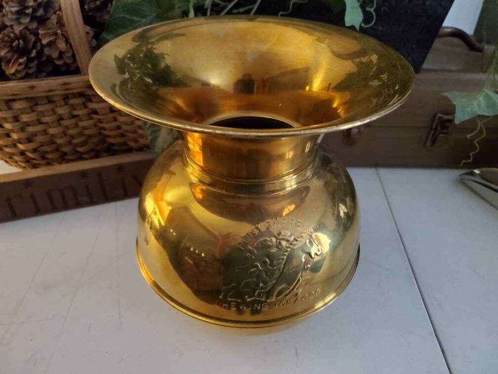 Tobacciana Chewing Tobacco Spittoon Vintage Spittoon, Antique Spittoon ...