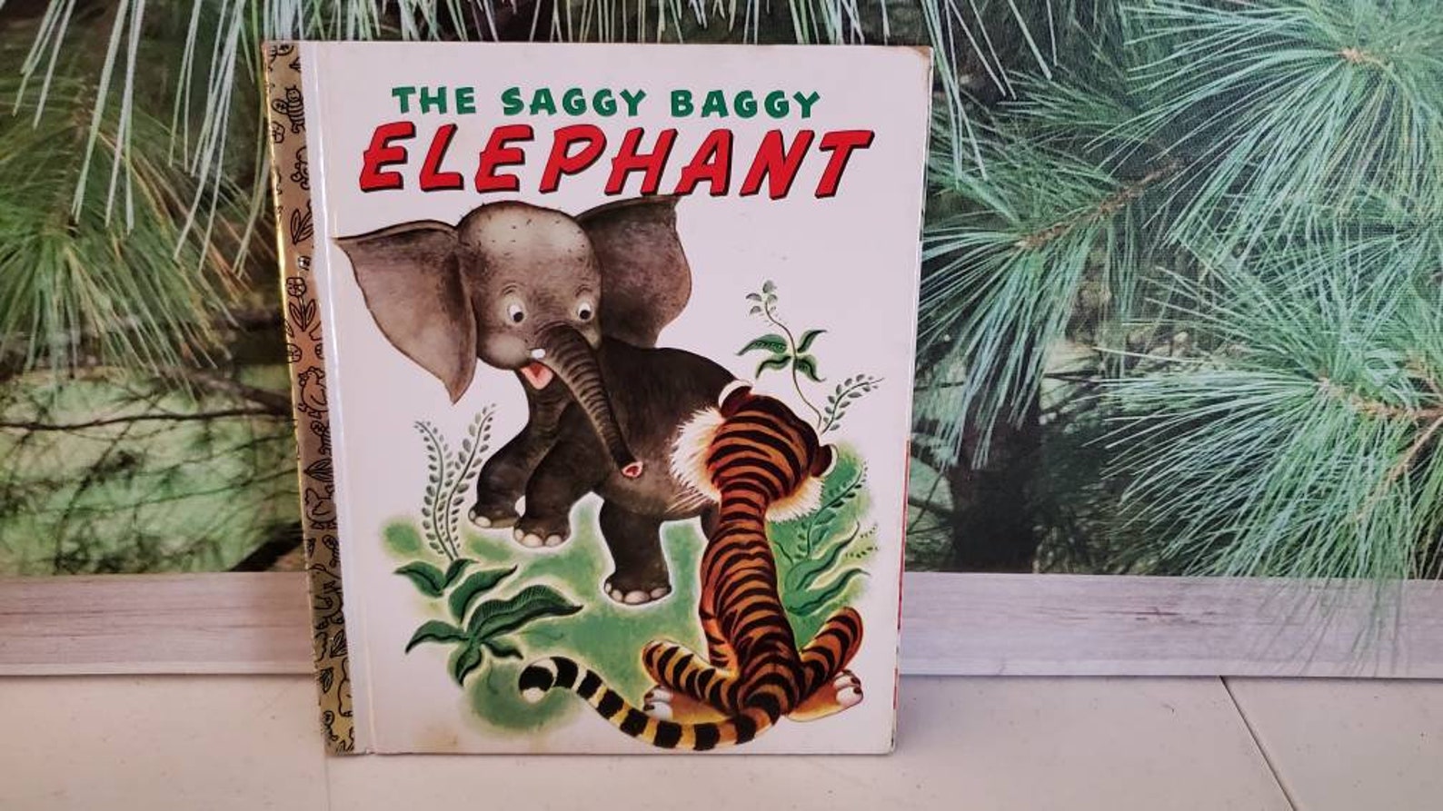 1974 the Saggy Baggy Elephant A Little Golden Book Classic Vintage ...