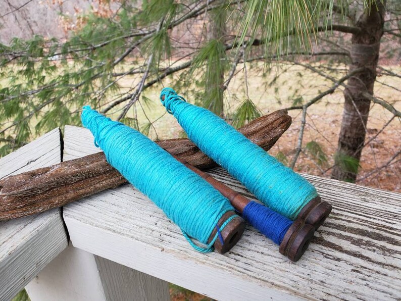 Set of 3 Antique Primitive Wood Thread Textile Spools / Rustic - Etsy