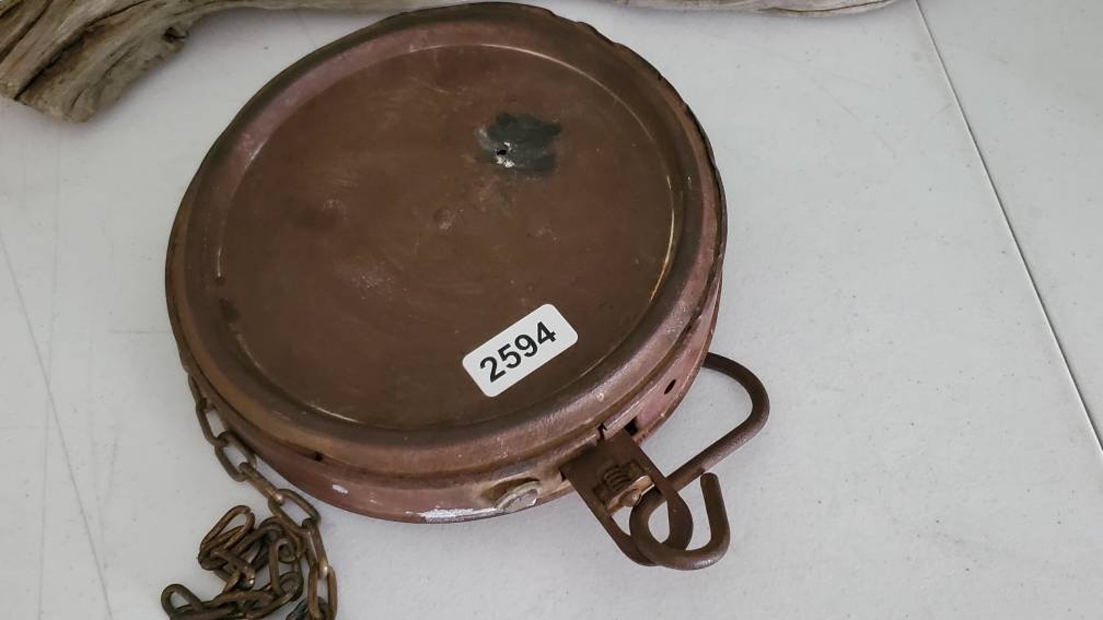 1920s Hanging Brass Face Milk Scale Chatillon 40 Lbs. X 1/10 Lbs ...