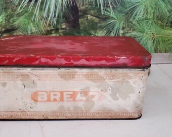 Tin Bread Box - Etsy