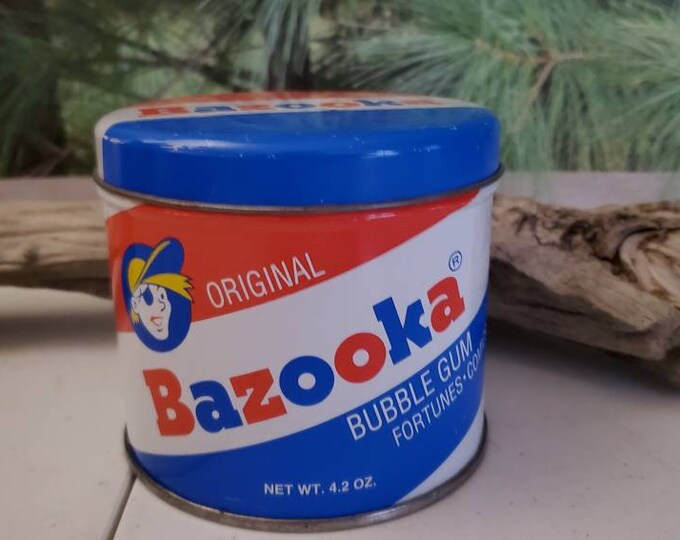 Collectible Bazooka Bubble Gum Tin 1993 Bazooka Joe #2472 - Etsy