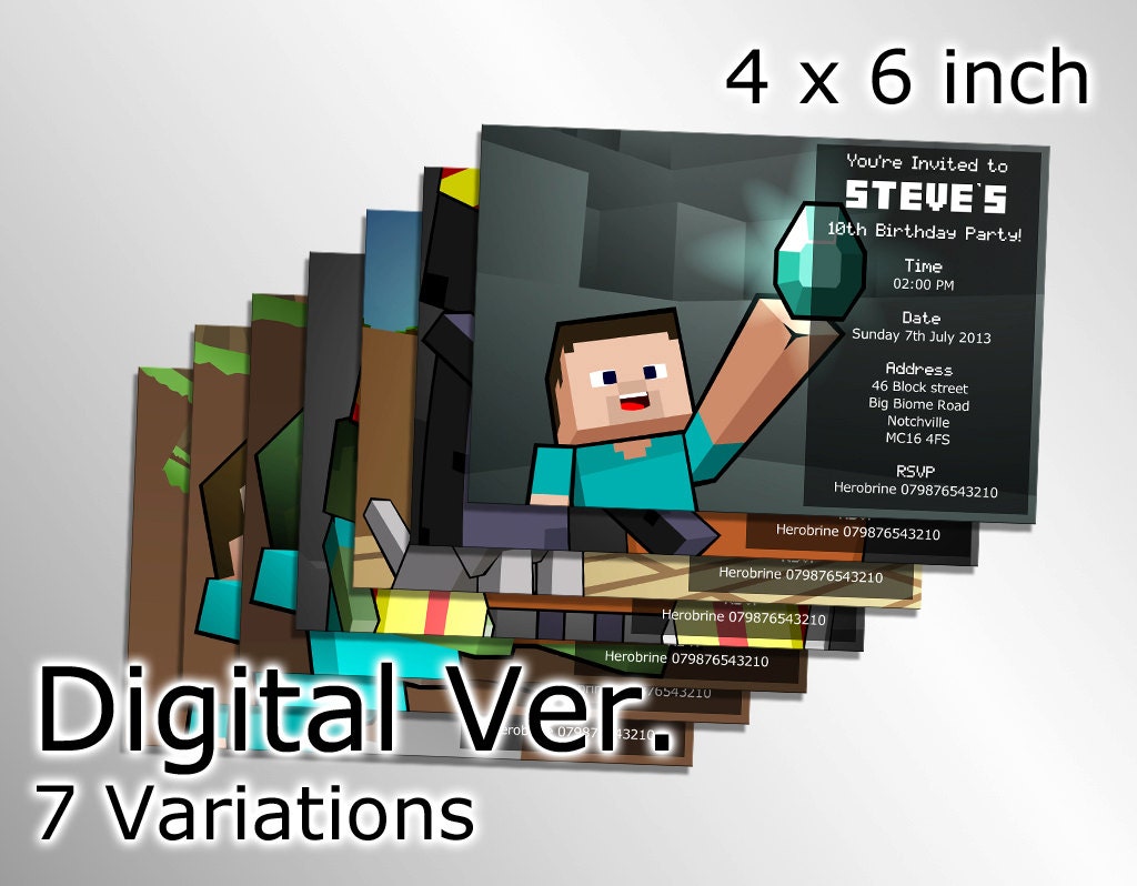 Minecraft Herobrine Pokemon Card